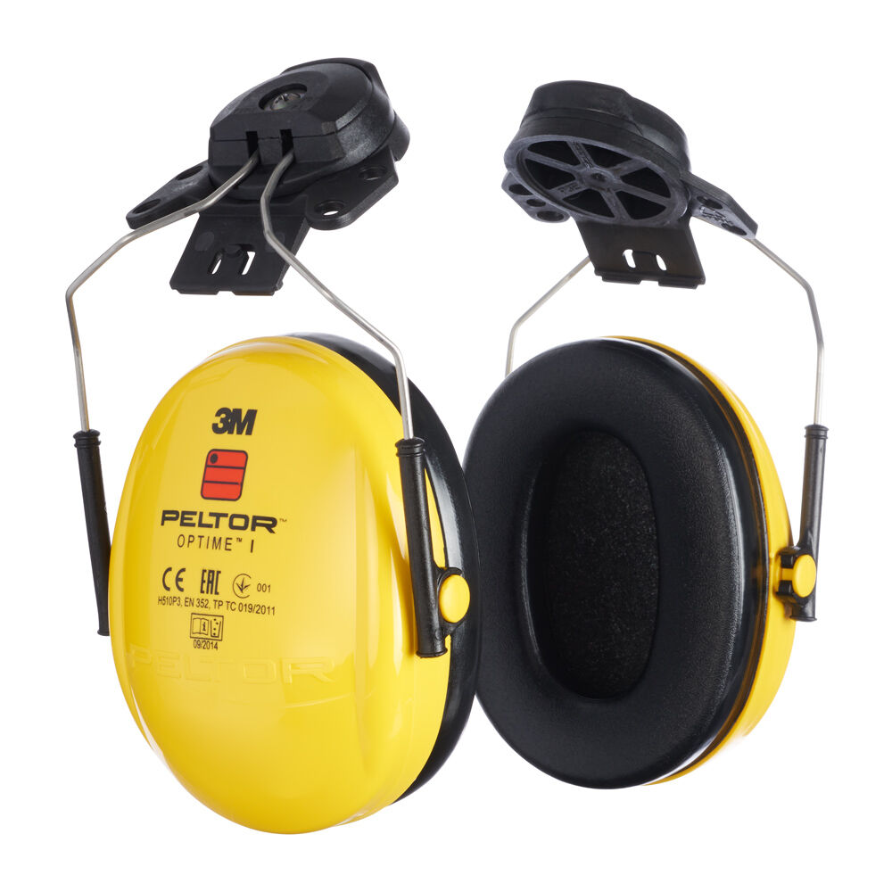 3M PELTOR Optime I H510P3 Helm-Kapselgehörschutz Gelb | EN 352-3 | SN ...